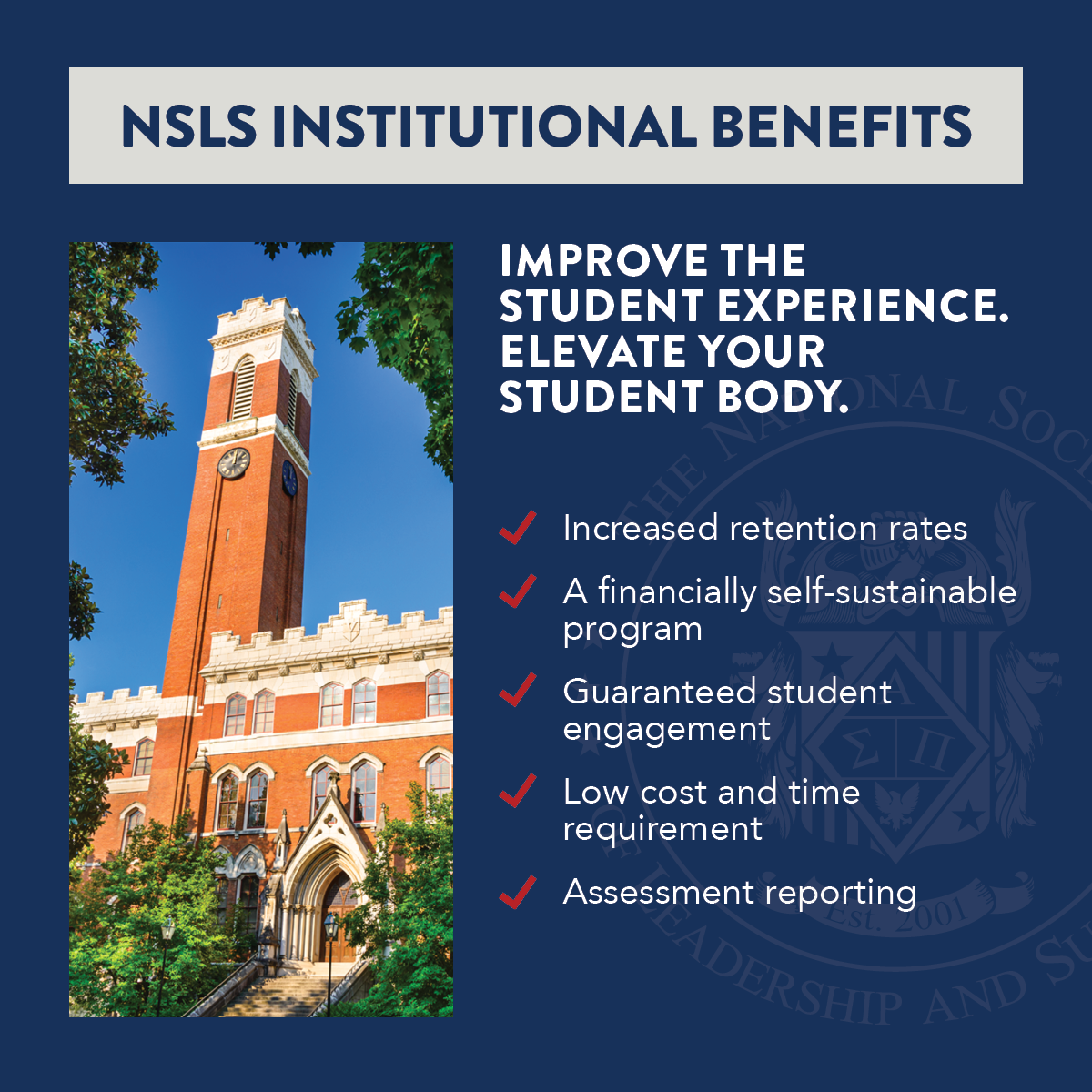 The Value of the NSLS at Your School